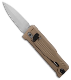 Reate Knives EXO-MINI Knife Tan Al Dagger Satin Nitro-V