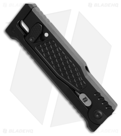 Reate EXO-Mini | Black Aluminum | Satin Drop Point
