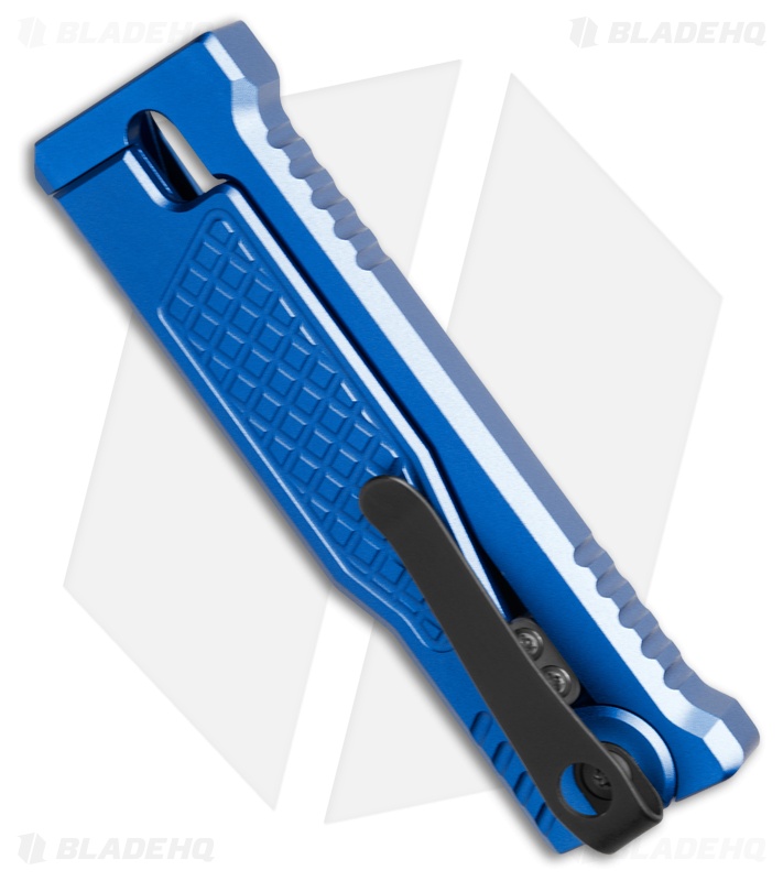 Reate EXO-Mini | Blue Aluminum | Two-Tone Tanto
