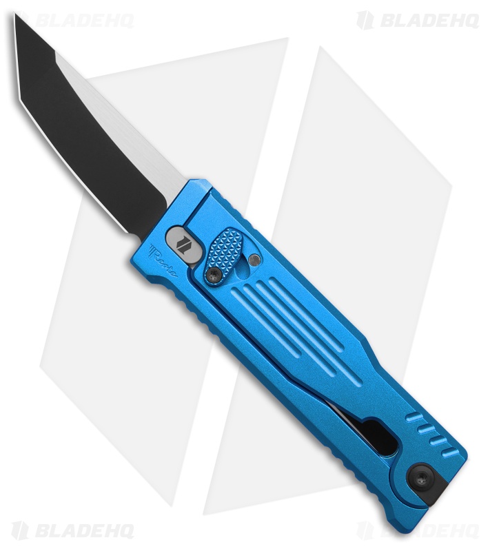 Reate EXO-Mini Tanto Gravity Knife | Blue | Two-Tone Nitro V
