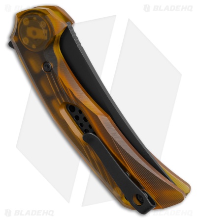 Reate PL-7 Knife Yellow Ultem Black PVD