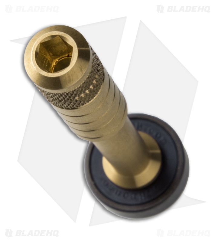 Scout Leather Co. Hex Bit Driver Brass w/ 13 Piece Bit Set - Blade HQ