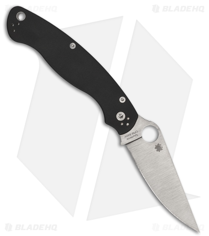 Spyderco Military 2 Left-Hand Knife | Black G10 | Satin S30V