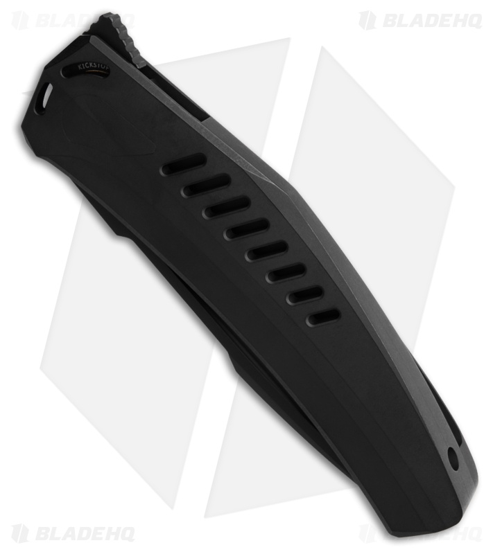 Steel Addiction Large Krypton Frame Lock Knife Black Ti