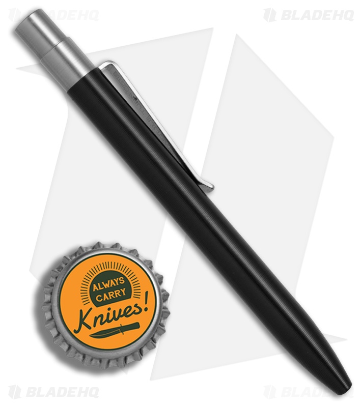 Tactile Turn Shaker Machined Pen - Black Aluminum TT-6044 - Blade HQ