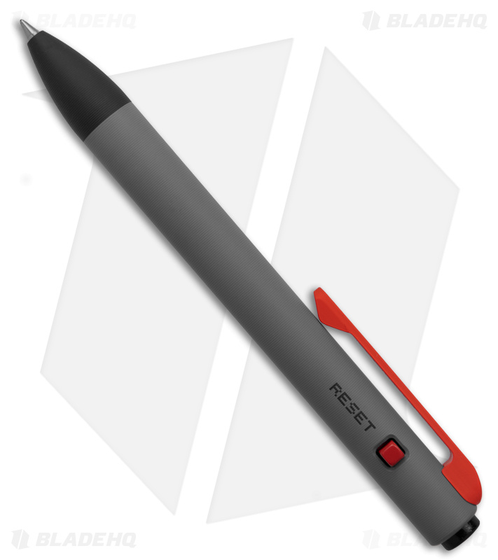 Tactile Turn Side Click Mini Pen - Titanium 8-Bit - Blade HQ