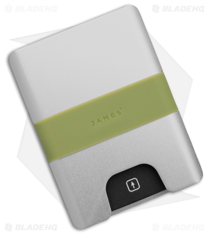The James Brand The Lowe Wallet - Silver/Grove