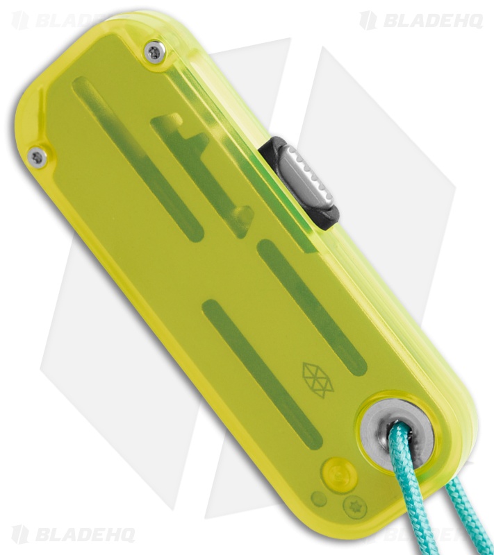 The James Brand The Palmer PC Knife Electric Green/Turquoise