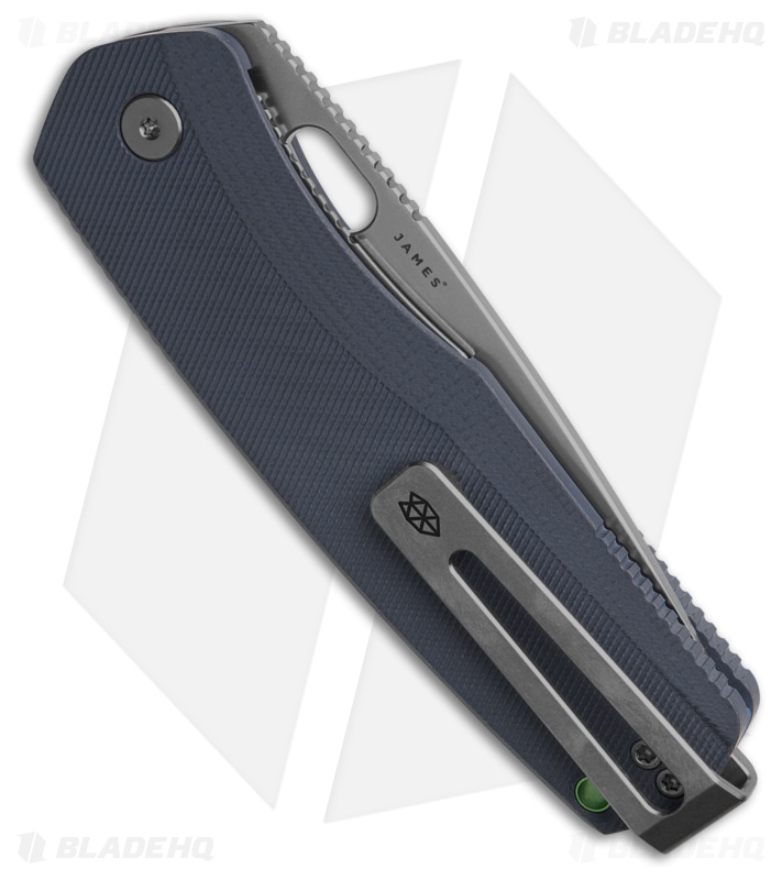 The James Brand The Folsom Pro Knife Tidal Blue G-10 SW