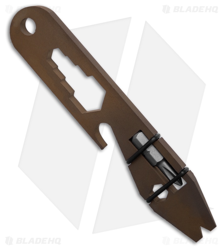 Toor Knives Keychain Multi-Tool Pry Bar Bronzed