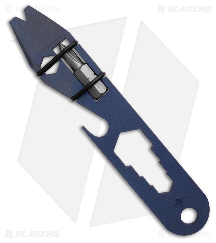 Toor Knives Keychain Multi-Tool Pry Bar Cobalt Blue