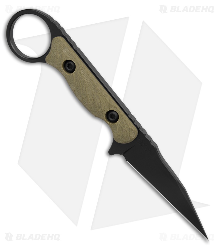 Toor Knives Jank Shank W | Ranger Green G-10 | Black