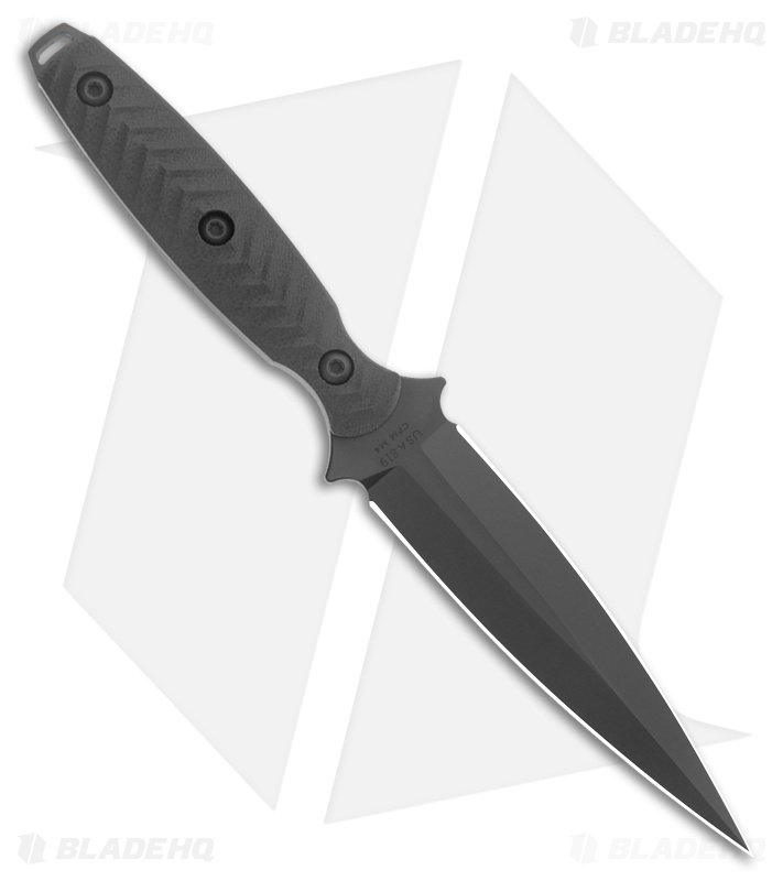 Toor Knives Specter Fixed Blade Knife Black/Gray G-10 Socom