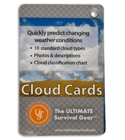 UST Ultimate Survival Cloud Identification Cards Weather Guide - Blade HQ