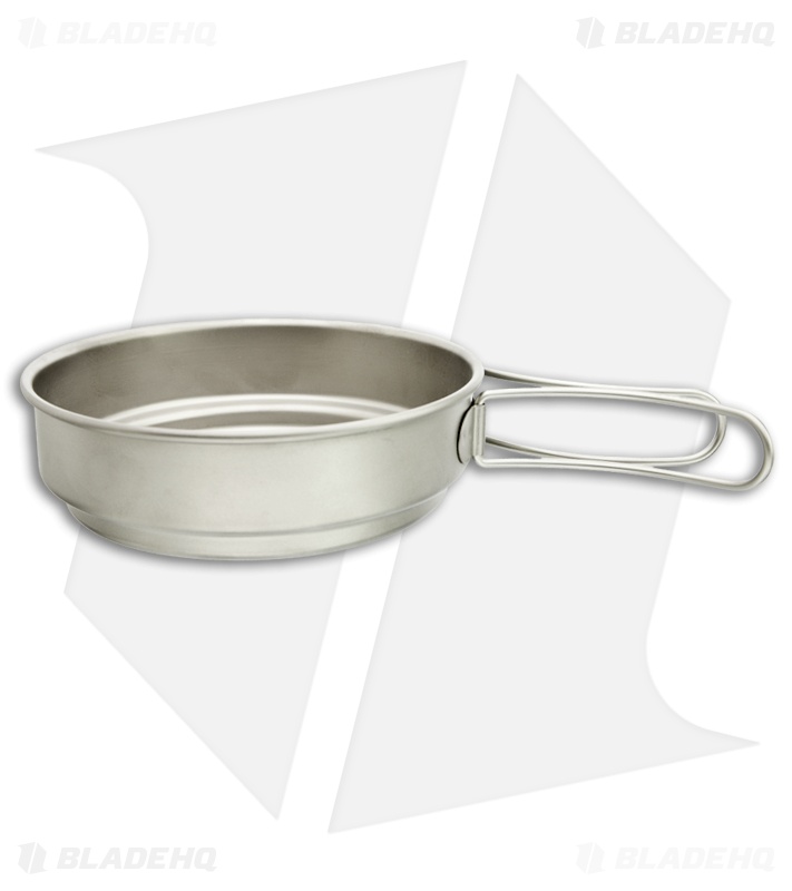 Vargo Ti-Boiler Titanium Pot/Mug & Lid/Pan Double Boiler (0.9 + 0.4 ...