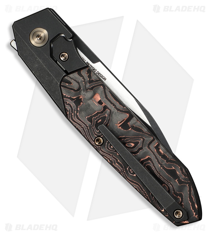 WE Knife Co. Brr15 Knife CF/Copper Ti Black SW/Satin