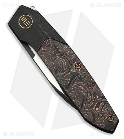 WE Knife Co. Brr15 Knife CF/Copper Ti Black SW/Satin