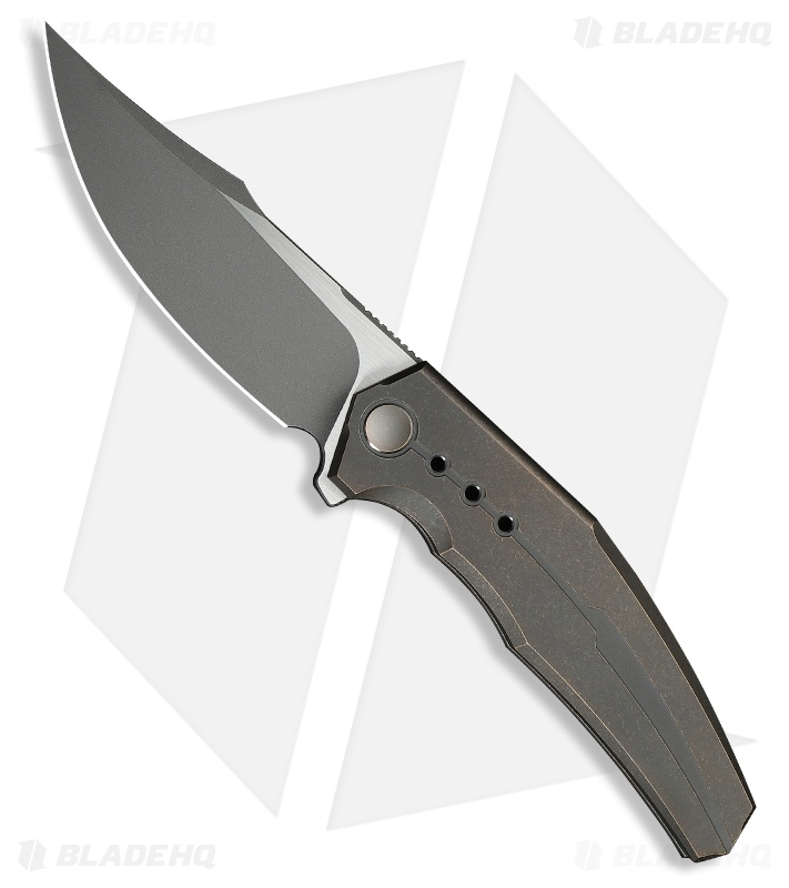 WE Knife Co. Kyklos Knife Bronze Titanium Gray/SW