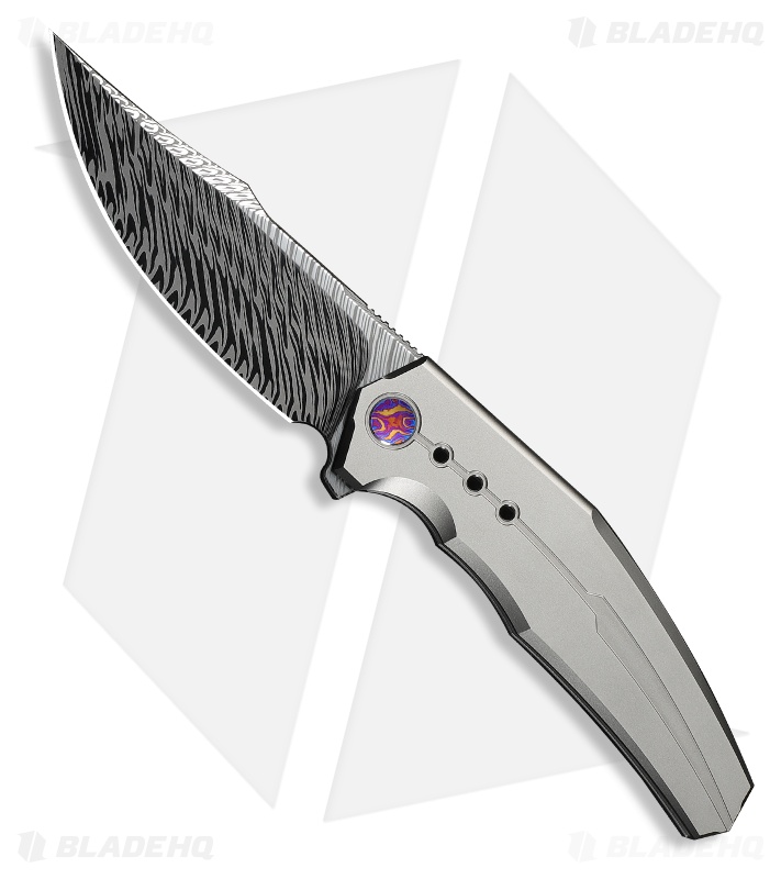 WE Knife Co. Kyklos Knife Titanium Damascus