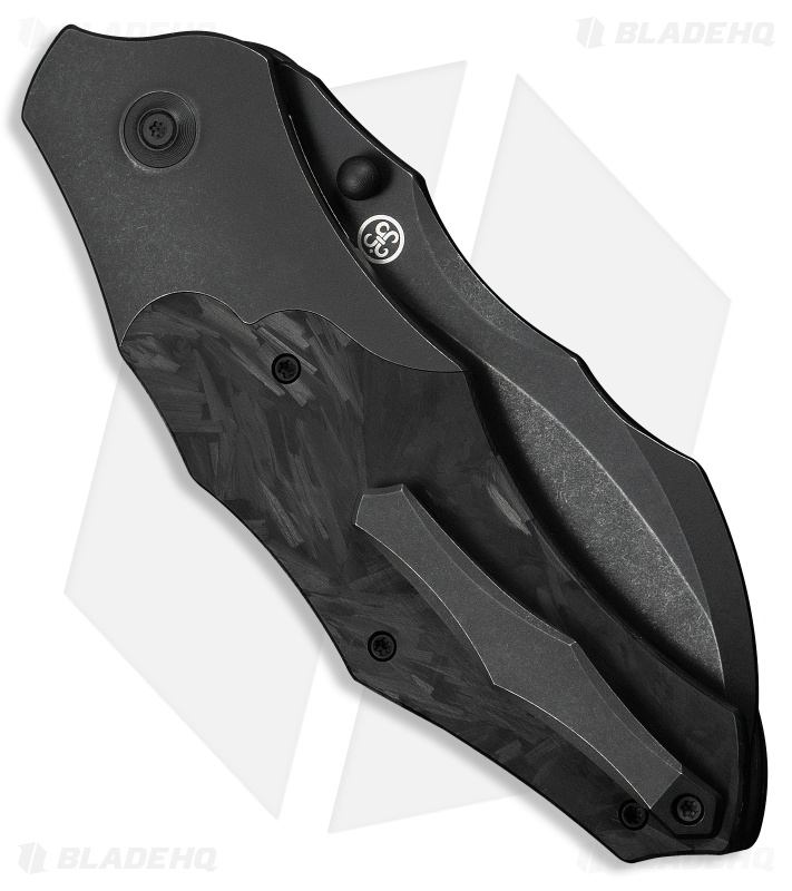 WE Knife Co. Orc Boss Knife Carbon Fiber/Ti Black SW