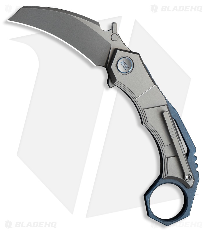 WE Knife Co. Tayra Knife Blue/Gray Titanium SW