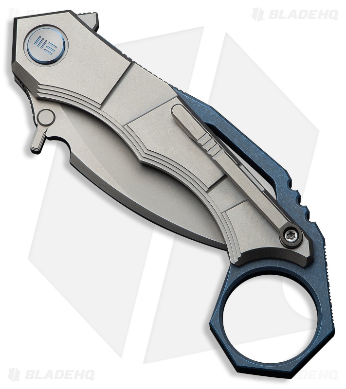WE Knife Co. Tayra Knife Blue/Gray Titanium SW