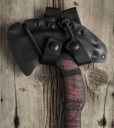 Winkler Knives Sayoc RnD w/ Front Spike Maple Tribal - Blade HQ