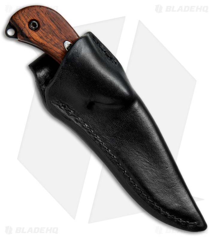 Millit Knives Hawk Pony Fixed Blade Knife Cocobolo w/ Black Sheath (2. ...