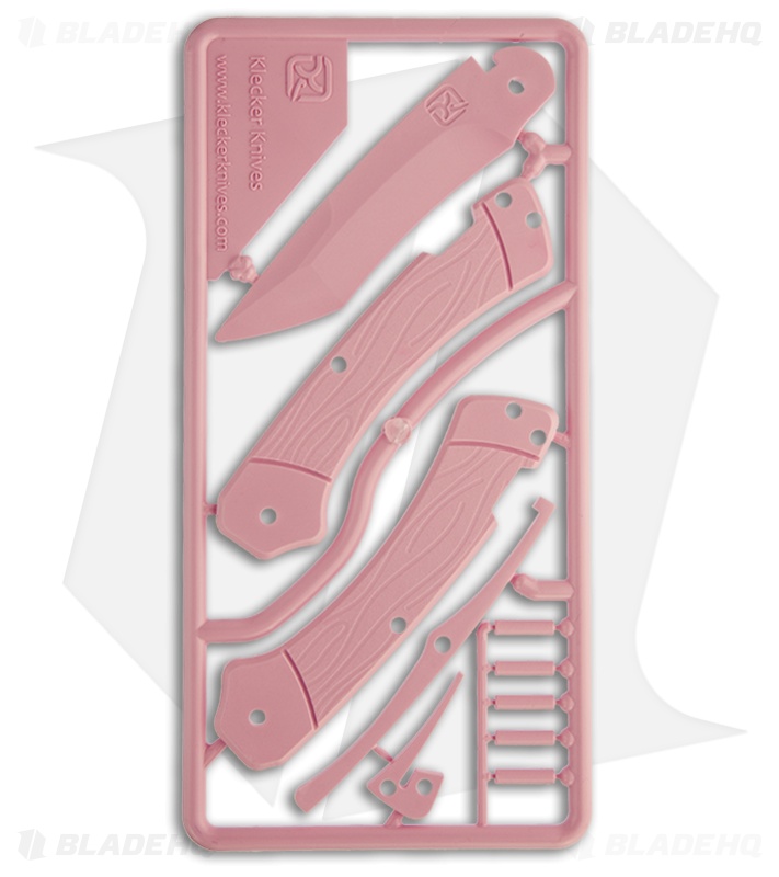 Klecker Knives Trigger Knife Kit (Pink) - Blade HQ
