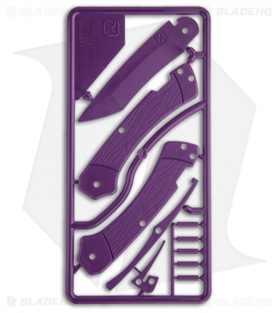 Klecker Knives Trigger Knife Kit (Purple) - Blade HQ