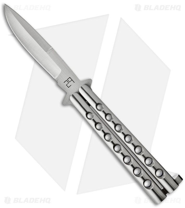29 Knives Chris Olofson Custom 4" Weehawk Balisong Skeleton Butterfly ...