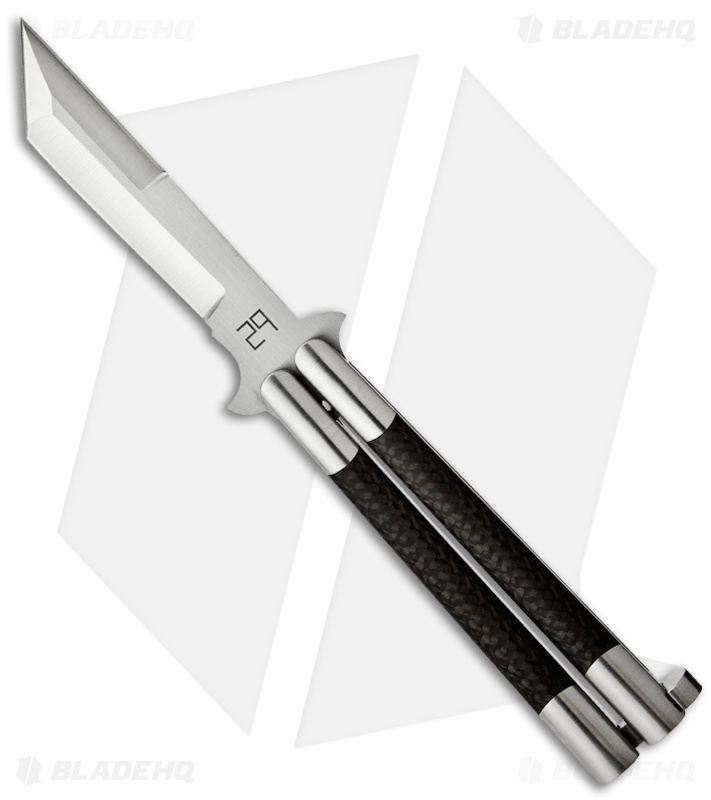 29 Knives Chris Olofson Weehawk Tanto CF Balisong - Blade HQ