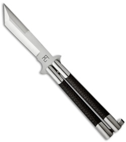 29 Knives Chris Olofson Weehawk Tanto CF Balisong - Blade HQ