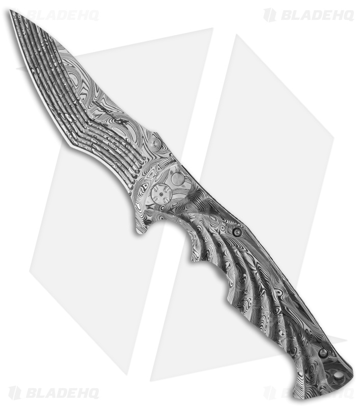 Brian Tighe Custom Tighe Breaker Knife (4" Damasteel) - Blade HQ