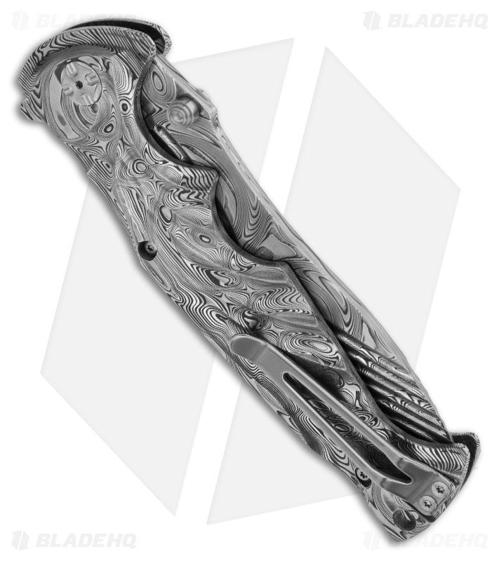 Brian Tighe Custom Tighe Breaker Knife (4" Damasteel) - Blade HQ