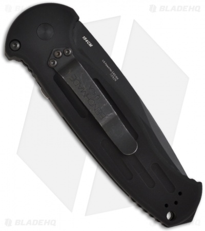 Benchmade 9051SBK AFO II Automatic Knife (3.56" Black Serr) - Blade HQ