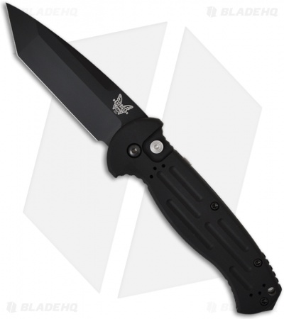 Benchmade 9052BK AFO II Tanto Automatic Knife (3.56" Black) - Blade HQ