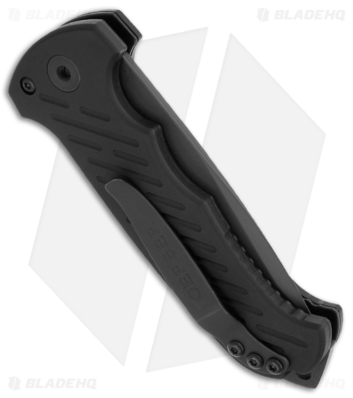 Gerber Auto 06 Tanto Automatic Knife Aluminum (3.6" S30V Black Serr ...