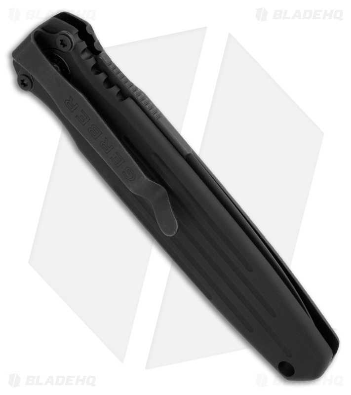 Gerber Covert Automatic Knife - Black Serrated S30V | Blade HQ