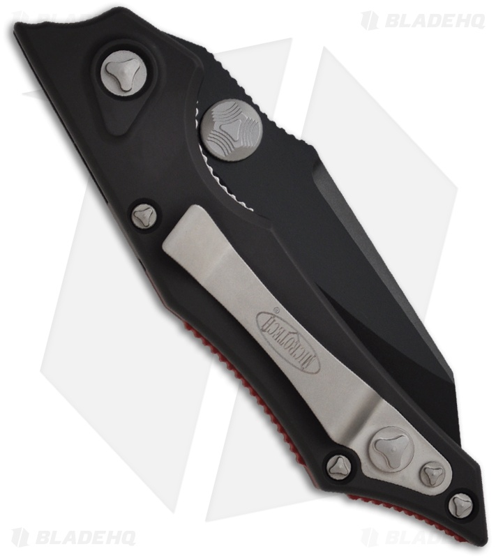 Microtech Select Fire Dual Action Automatic Knife (3.5" Black Serr) 128 ...