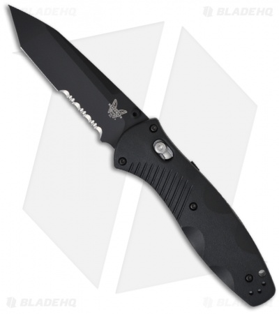 Benchmade Barrage Tanto AXIS-Assist Knife (3.6" Black Serr) 583SBK ...