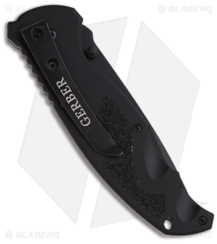 Gerber Answer 3.25 Spring Assisted Tanto Knife (3.3" Black Serr) 1970 ...