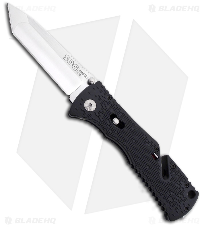 SOG Trident Mini Tanto Assisted Opening Knife (3.15" Satin) TF-26 ...