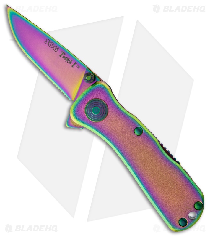SOG Twitch I Spring Assisted Knife (2" Spectrum) TWI-2 - Blade HQ