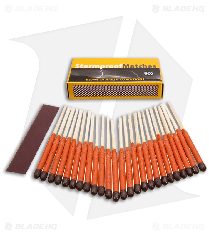 UCO Stormproof Matches (1 box of 25 matches) - Blade HQ
