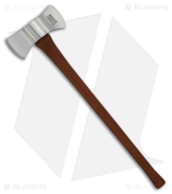 Marbles No.15 Double Bit Axe – 27" Overall Brown Wood Handle - Blade HQ