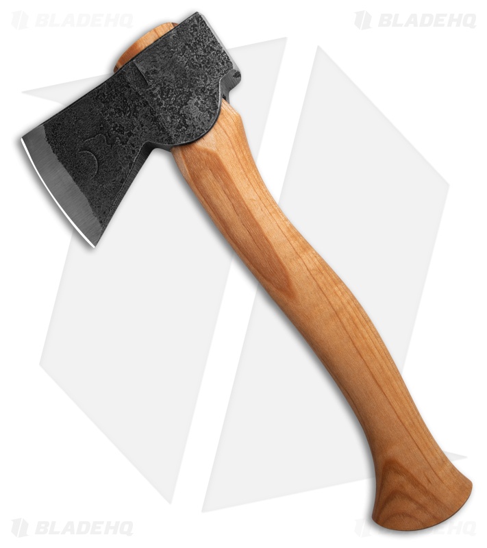 Hoffman Blacksmithing 12" Flamed Maple Axe Black - Blade HQ